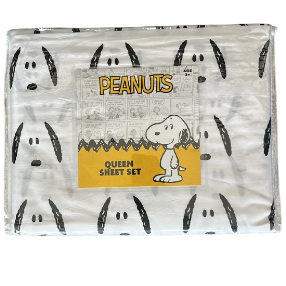 Peanuts | Bedding | Peanuts Queen Sheet Set Snoopy Design 0 Cotton ...